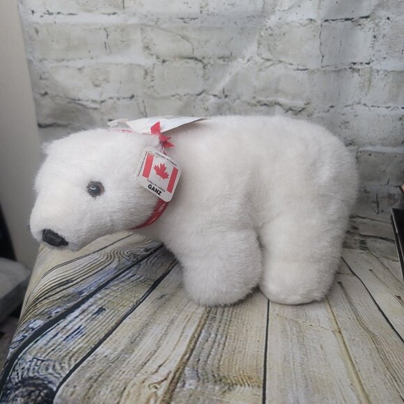 GANZ | Toys | Ganz 994 Polar Bear Terra Nova Plush Stuffed Animal White ...